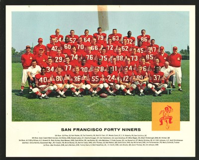 Sports Pub: San Francisco Forty Niners NFL-Team Photo-8 x 10 color ...