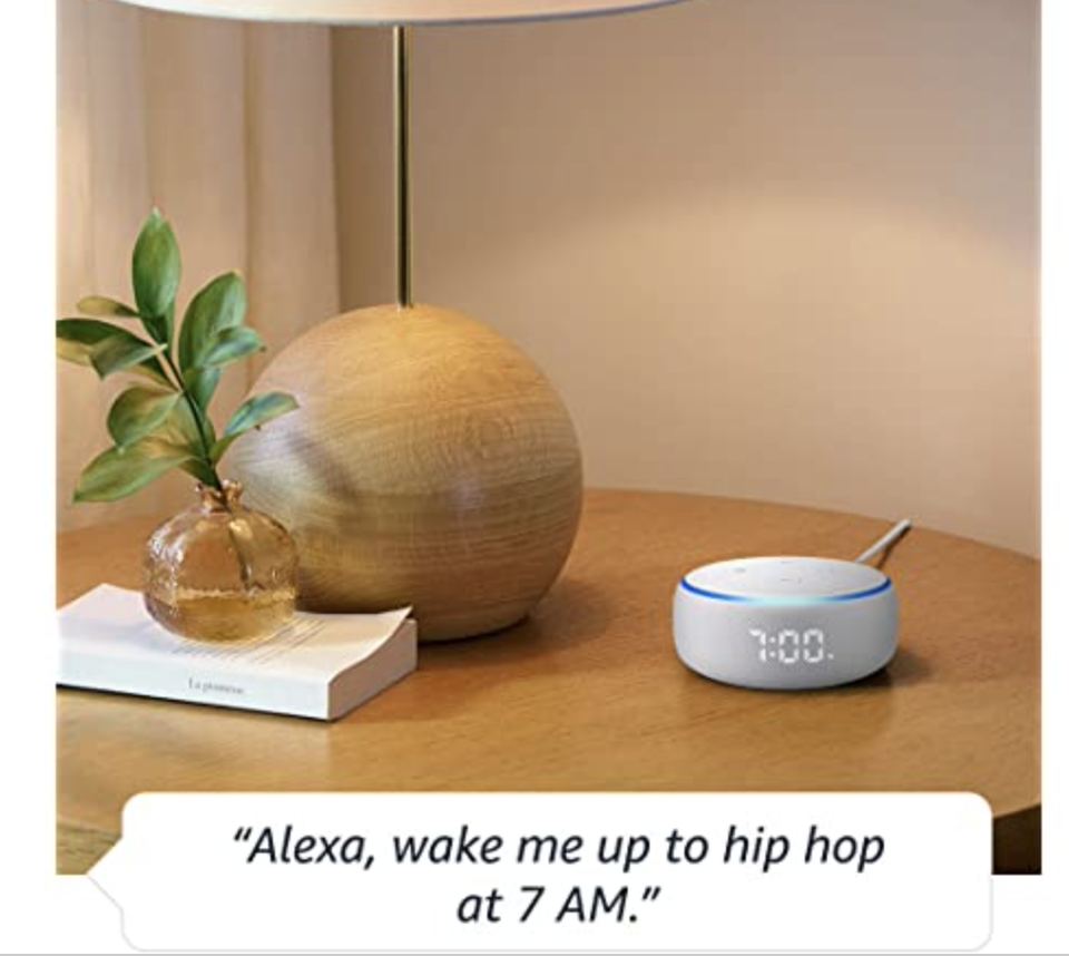 NEW Amazon Echo Dot w/ CLOCK (3rd Gen) - Smart Speaker with Alexa -SAME ...