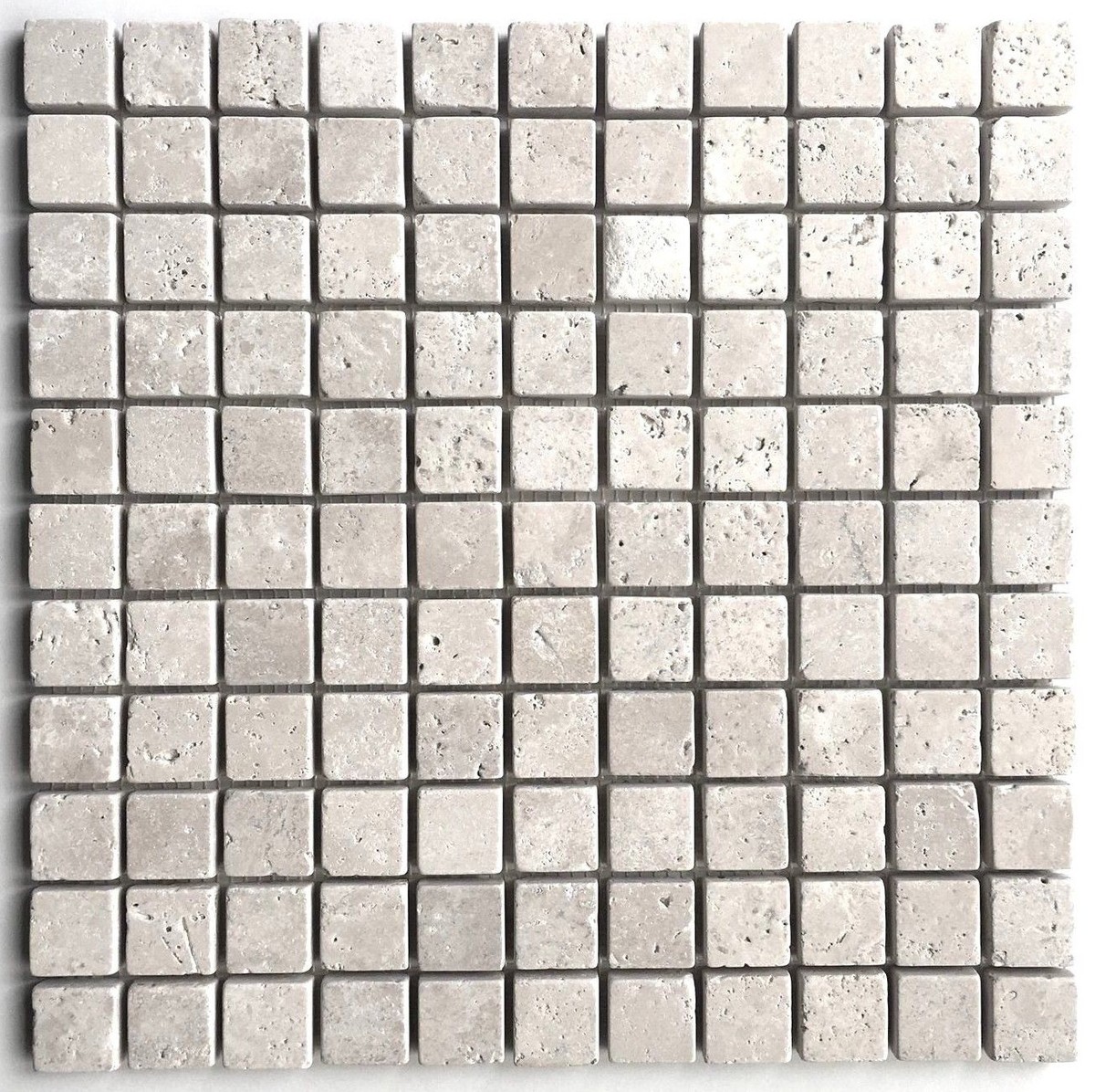 Mosaic Travertine Tile Backsplash