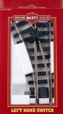Bachmann G Gauge LEFT HAND SWITCH TRACK NIB 94351 NEW | eBay