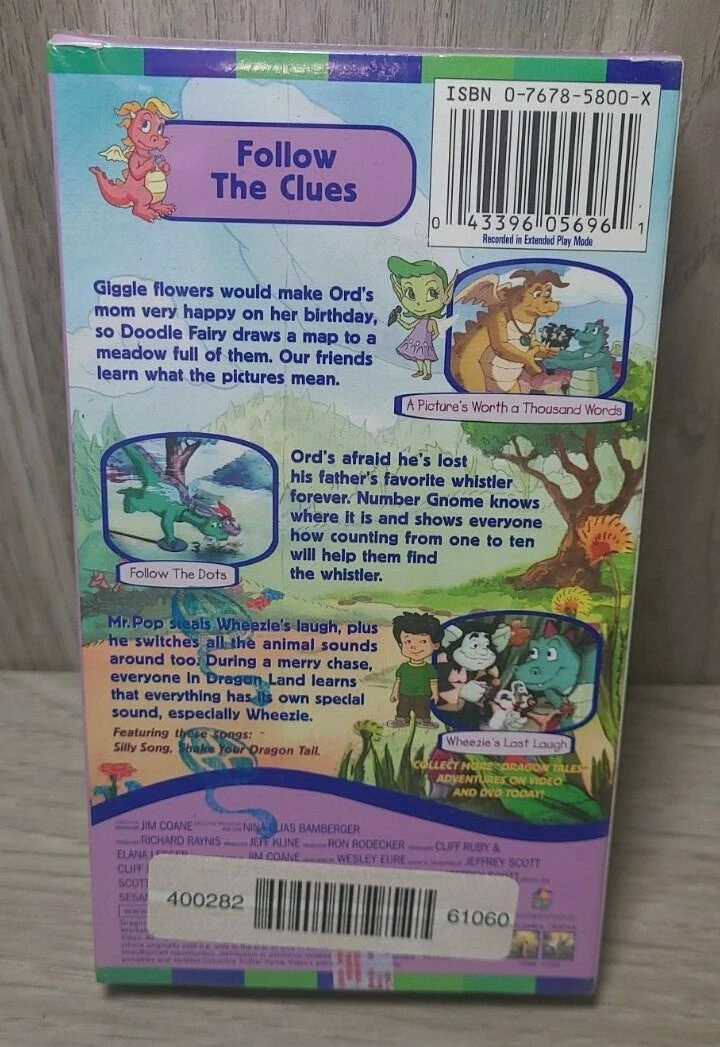 Dragon Tales Follow The Clues Vhs