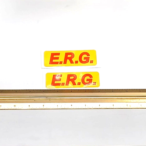 2 ERG GOOKINAID Stickers Vintage Motocross Works Supercross VMX EVO YZ ...
