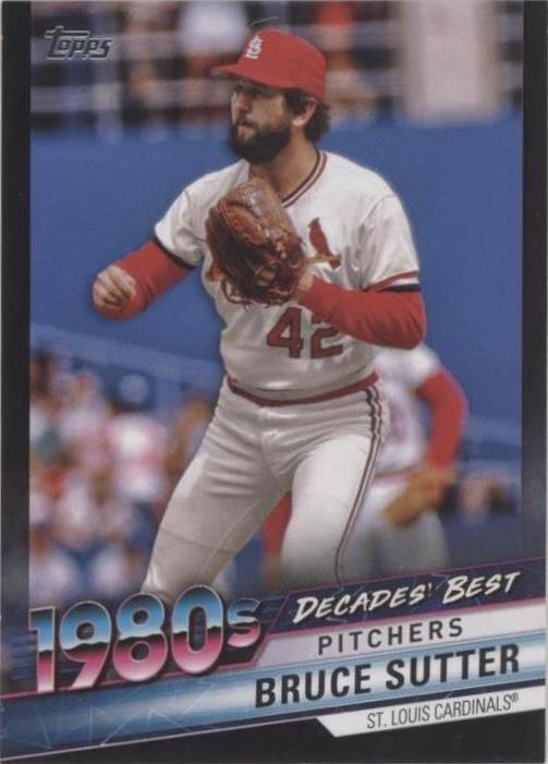 2020 Topps - Decades Best Series 2 Pitchers Bruce Sutter #DB-69 Black ...