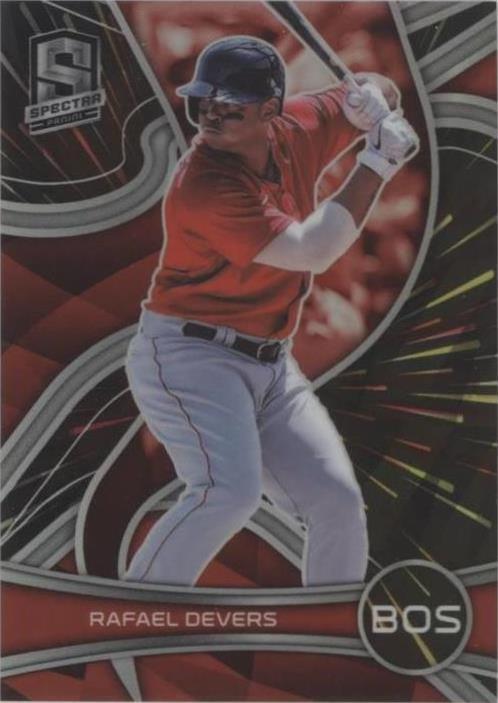 2022 Panini Chronicles - Spectra Rafael Devers #64 Hyper Prizm /75 for ...