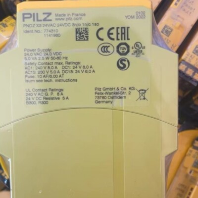 New PILZ 774310 PNOZ X3 24VAC/24VDC 3S 1O Safety Relay | eBay