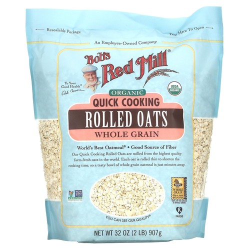 Organic, Quick Cooking Rolled Oats, Whole Grain, 32 oz (907 g) | eBay