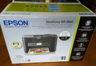 Brand New Epson WorkForce WF-2860 AIO Inkjet Printer with Scanner ...