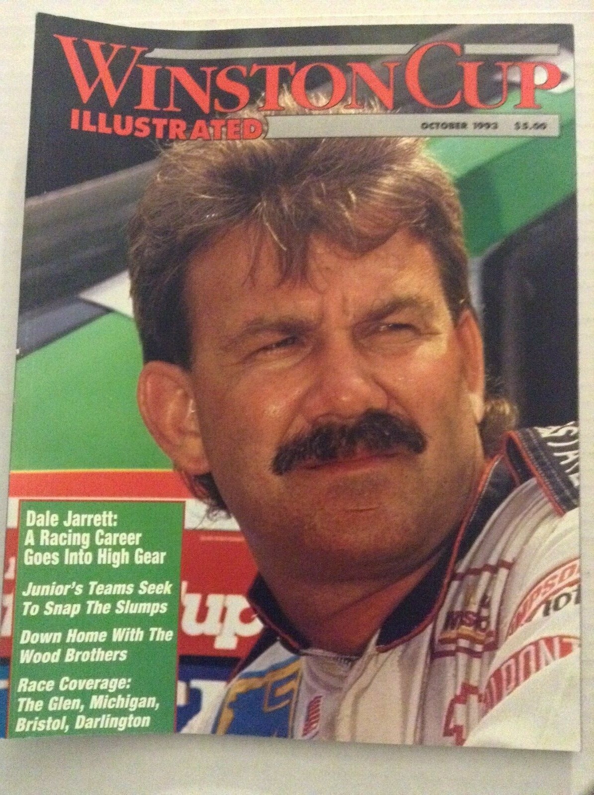 Winston Cup Illustrated Dale Jarrett Clyde Booth October 1993 ...