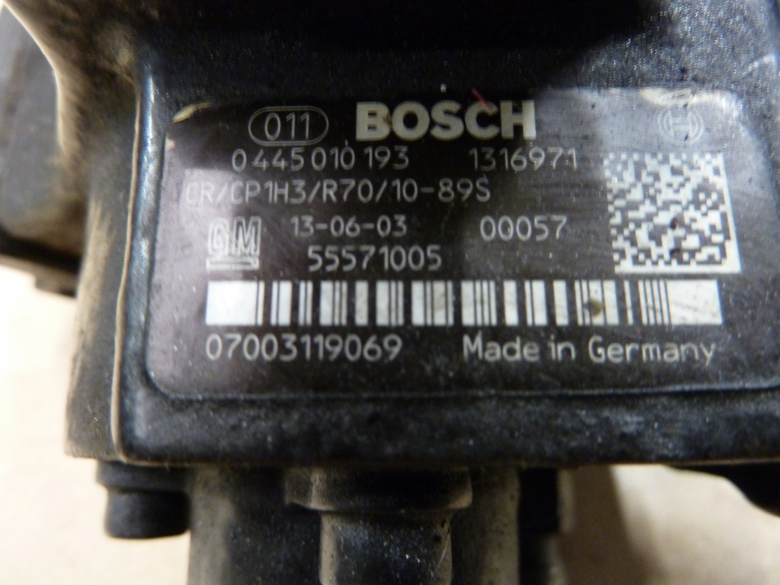 POMPE A INJECTION OPEL INSGNIA I 2.0 CDTI 0445010193 / 55571005 ...