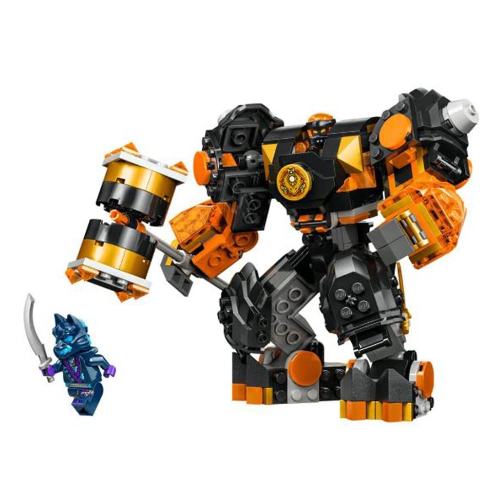 LEGO® Ninjago Dragon's Rising Cole's Elemental Earth Mech Building Set ...