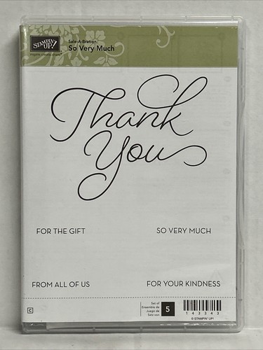 Stampin’ Up! Rubber Stamps - So Very Much Set Of 5 | eBay