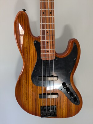 Wide Load Bass Zebra Wood over Swamp Ash, EMG Metal Works, Curupay ...