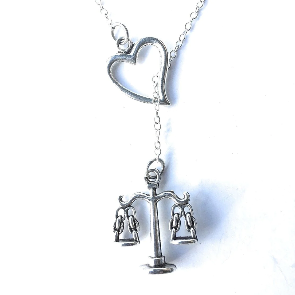 I Love Liberty Scale Handcrafted Silver Lariat Y Necklace. | eBay
