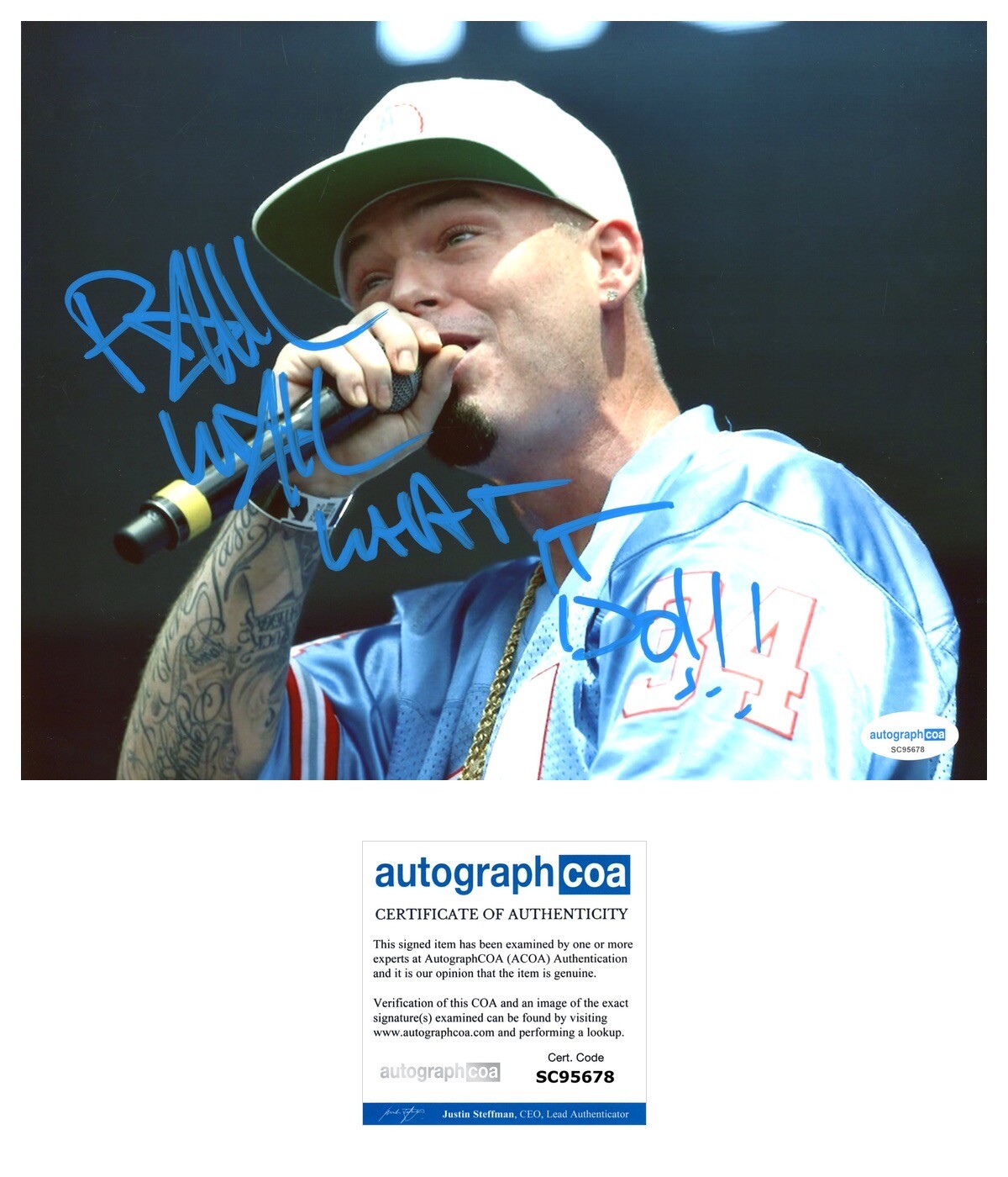 PAUL WALL RAPPER THE PEOPLES CHAMP SWISHAHOUSE 8x10 PHOTO - ACOA COA | eBay