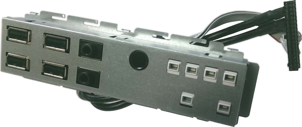 Control Panel Computer Case IO Front I/O Port Dell 087G1H Optiplex 990 ...