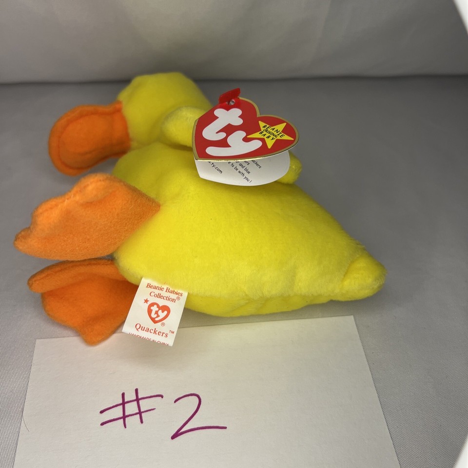 Ty Beanie Babys - Quackers The Duck 6" Plush Toy 8421040247| eBay