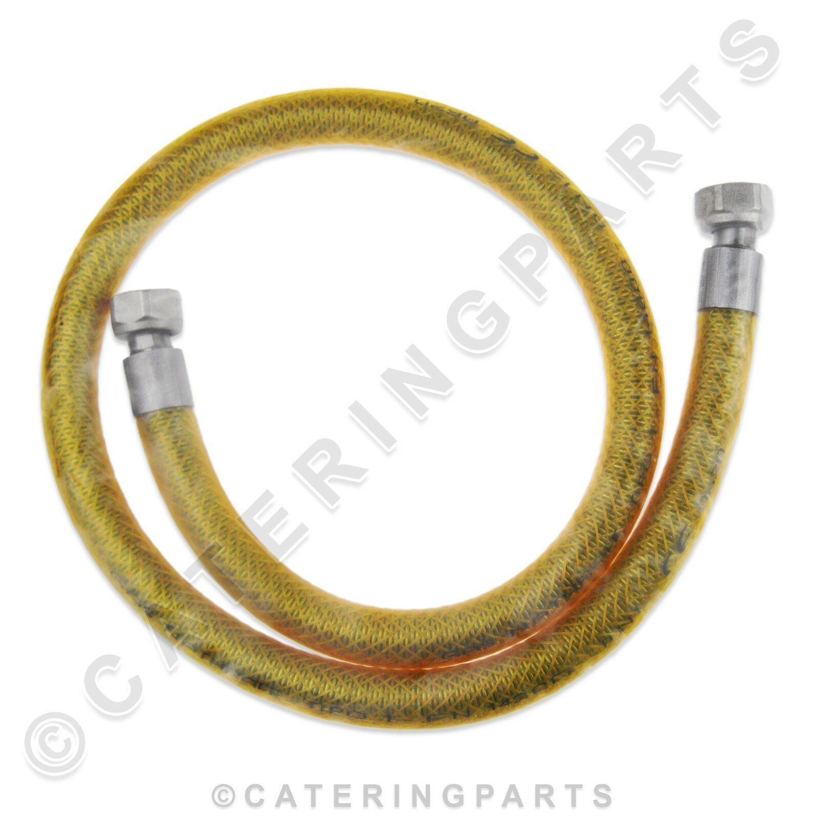 FLEXIBLE GAS HOB COOKER 1000mm CONNECTOR HOSE 1/2" BSP FEMALE 1M FOR ...