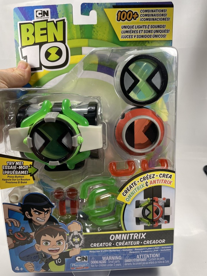BEN 10 Omnitrix Antitrix Creator Watch Playmates 100+ Combinations NEW ...