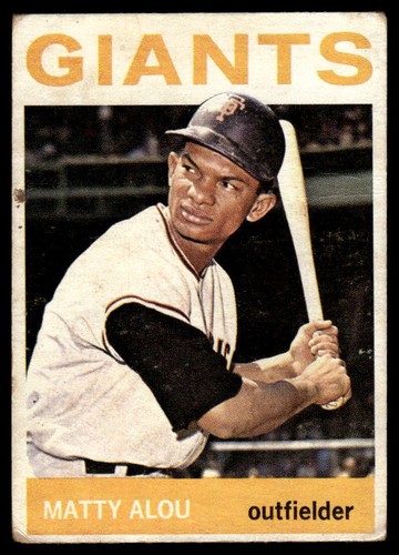 1964 Topps Matty Alou #204 San Francisco Giants Baseball Card | eBay