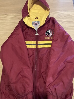 VTG FSU Full Zip Jacket Genuine Stuff Collegiate Men’s Size XL | eBay