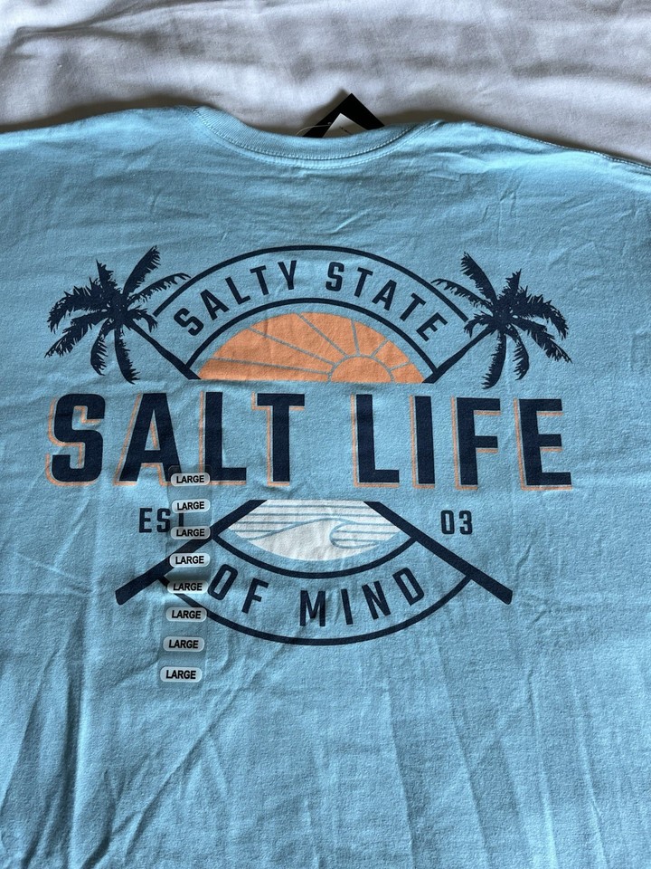 SALT LIFE T-shirts, Sizes Small- 4XL, 2nd or More Shirts Ship for $1 ...