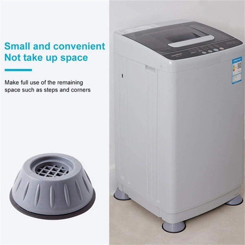 4Pcs Washing Machine Anti-Vibration Support Mat Foot Pads Shock ...