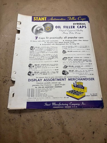 1953 Stant Filler Caps catalog 1930s to 1953 | eBay