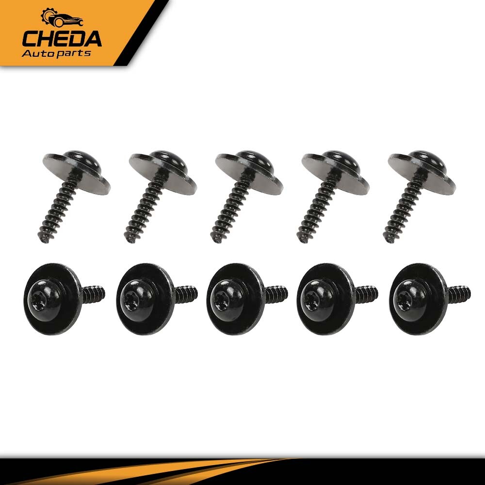 10Pcs/Set Fender Liner Bolts Fit For 2008-21 GM Torx Pan Head Screw ...
