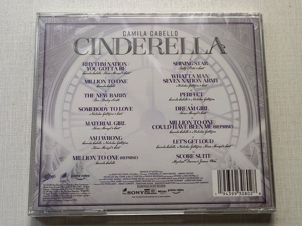 Cinderella (Original Soundtrack) by Cinderella / O.S.T. (CD, 2021 ...