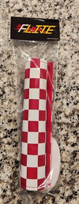 Textured Nylon RED & WHITE Checkerboard BMX HANDLEBAR Pad | eBay