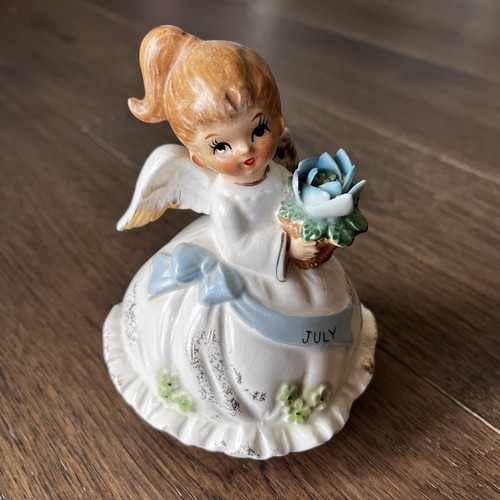Vintage Musical Angel Girl Figure July, Ceramic Angel, Japan | eBay