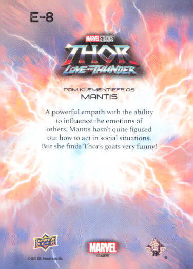 2023 Marvel Thor Love & Thunder Pom Klementieff as Mantis #E-8 | eBay