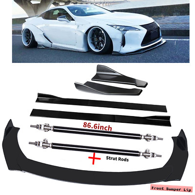 Front Rear Bumper Lip Spoiler Body Kit Splitter Side Skirt For Lexus ...