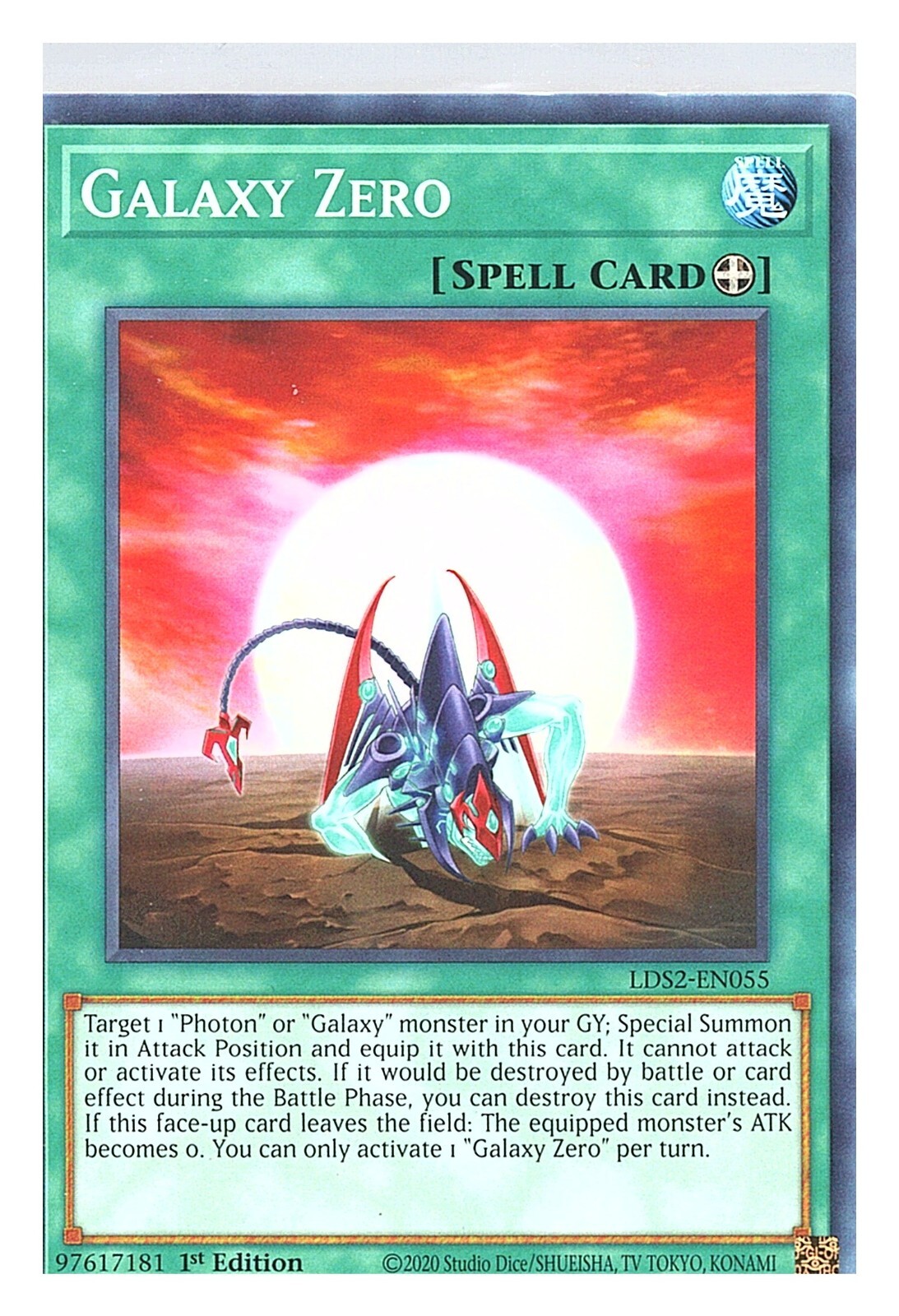A341 YUGIOH SPELL CARD GALAXY ZERO LDS2-EN055 | eBay