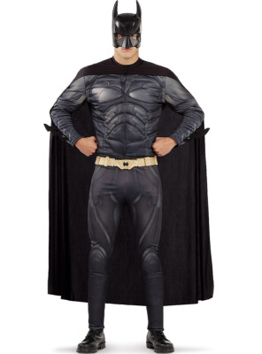 Batman Fancy Dress Costume for Men (Warner Bros Official) Funidelia | eBay