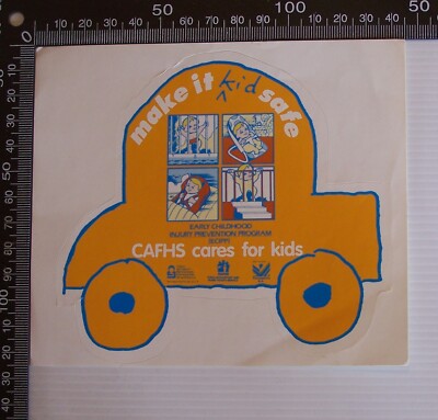 VINTAGE KID SAFE CAFHS CARES ECIPP CHILDHOOD SAFETY AWARENESS PROMO ...