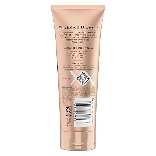 Nexxus Smooth & Full Blow Dry Balm Weightless Style Frizz Control ...
