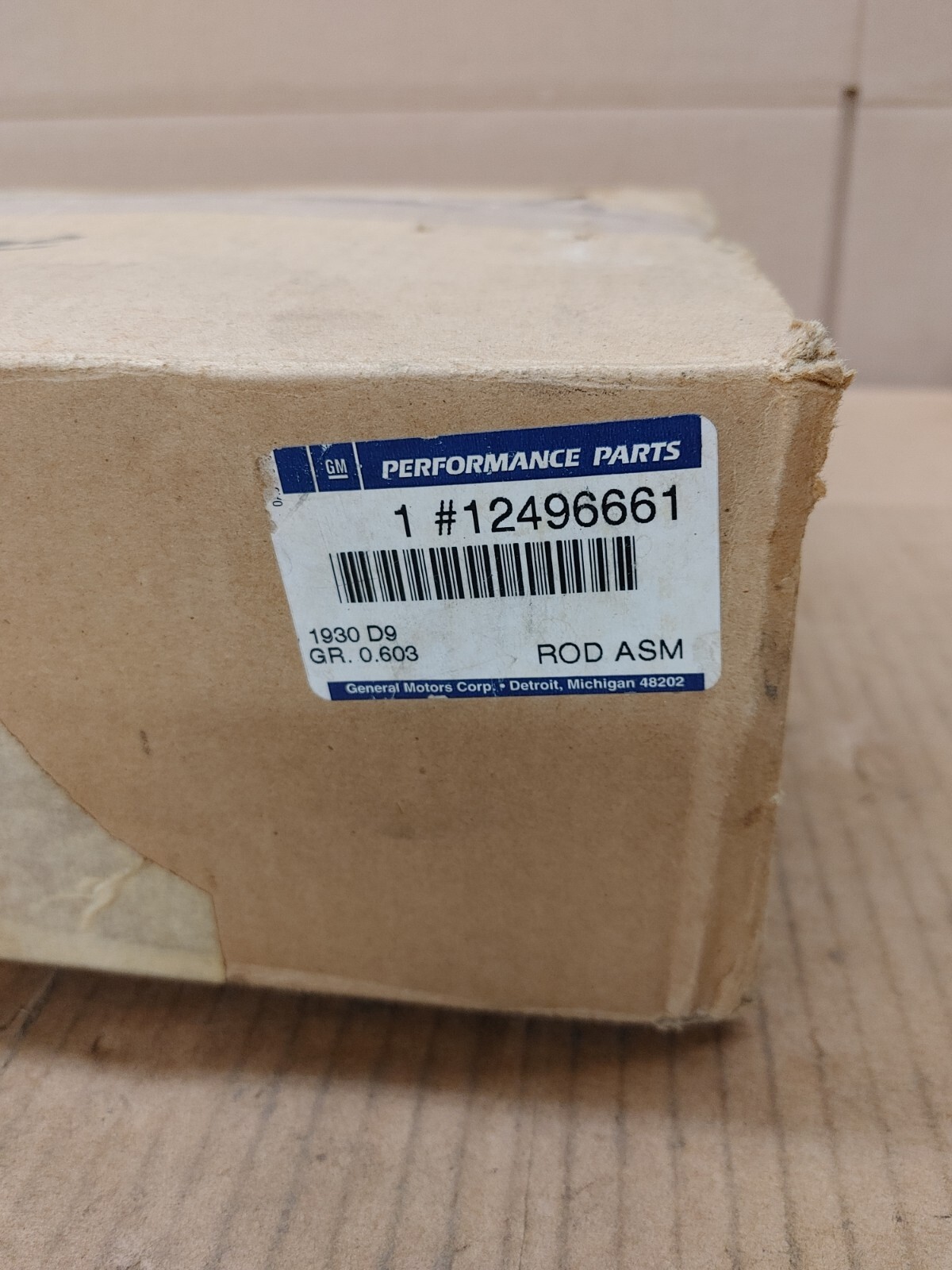 NOS GM BBC Chevy Chevelle LS6 454 7/16 Dimple Press Pin Connecting Rods ...