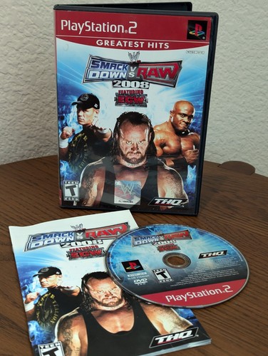 WWE Smackdown VS Raw 2008 (PS2, 2007) Complete CIB 752919461150 | eBay