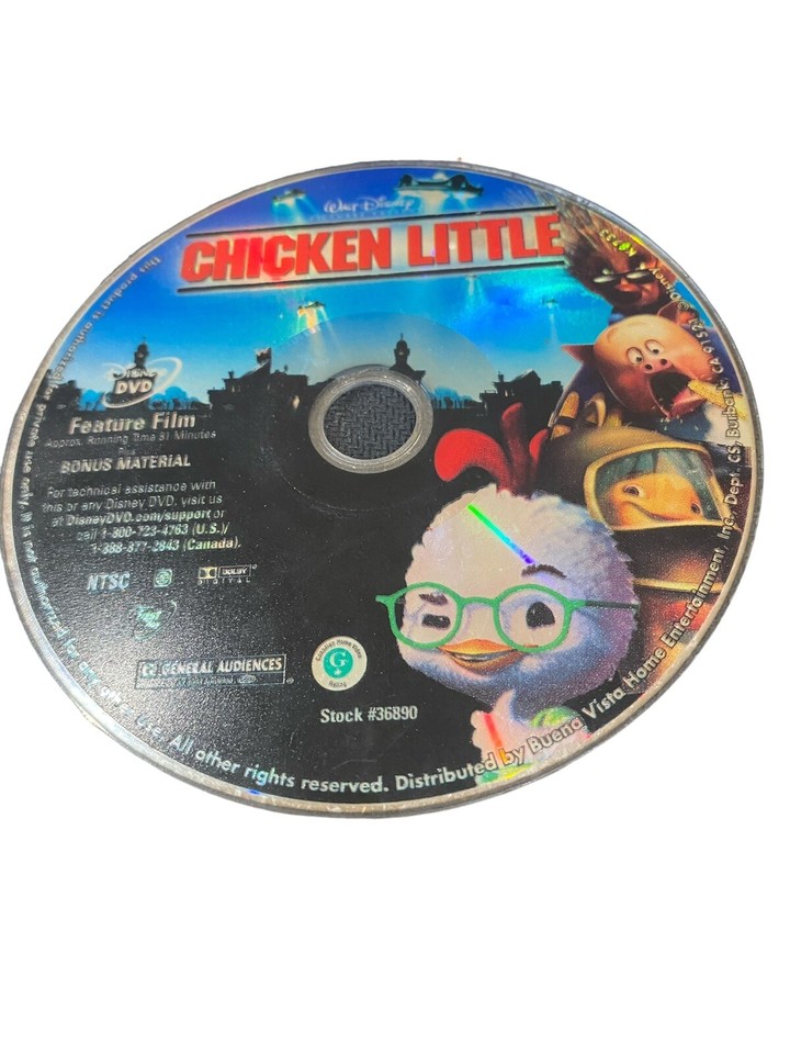 Chicken Little (DVD, 2005) *DISC ONLY* Resurfaced 786936246803| eBay