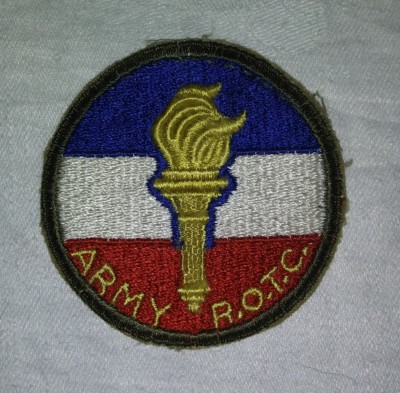 Vintage WWII era US Army ROTC Embroidered Uniform Patch Snowback | eBay