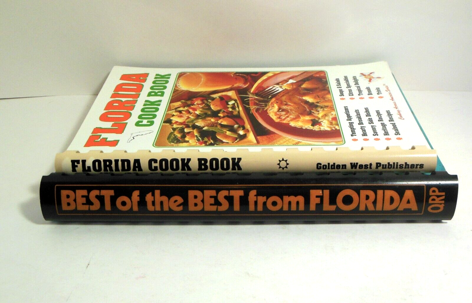 FLORIDA COOKBOOK LOT Best of the Best From FL AND Cooking Across ...