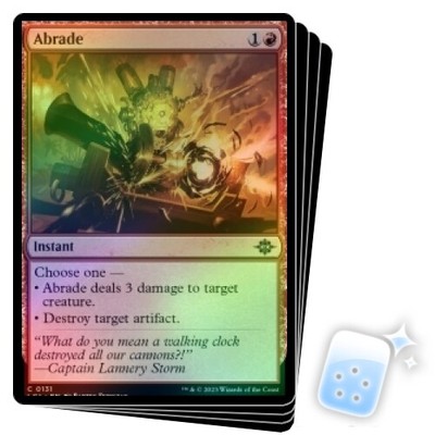 Foil Abrade X4 M/NM Magic: The Gathering MTG The Lost Caverns Of Ixalan ...