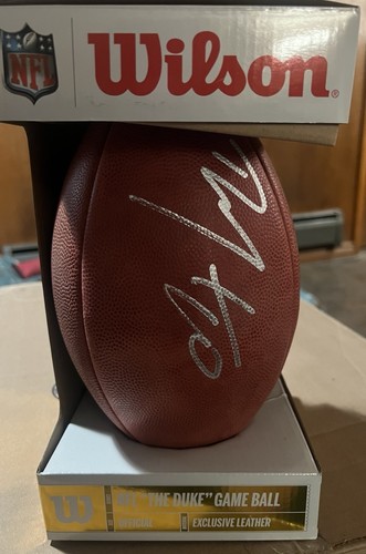 NFL Auto / Signed “The Duke” NFL Game Ball W/COA BAS Baltimore Ravens ...