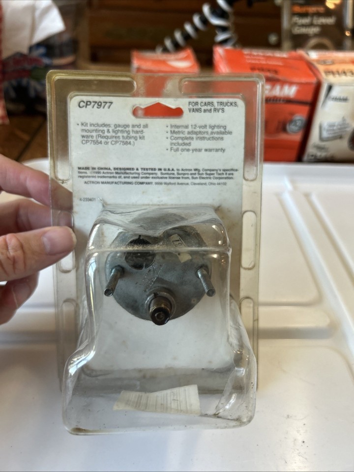 Sunpro Retro Line Oil Pressure Gauge CP7957 | eBay