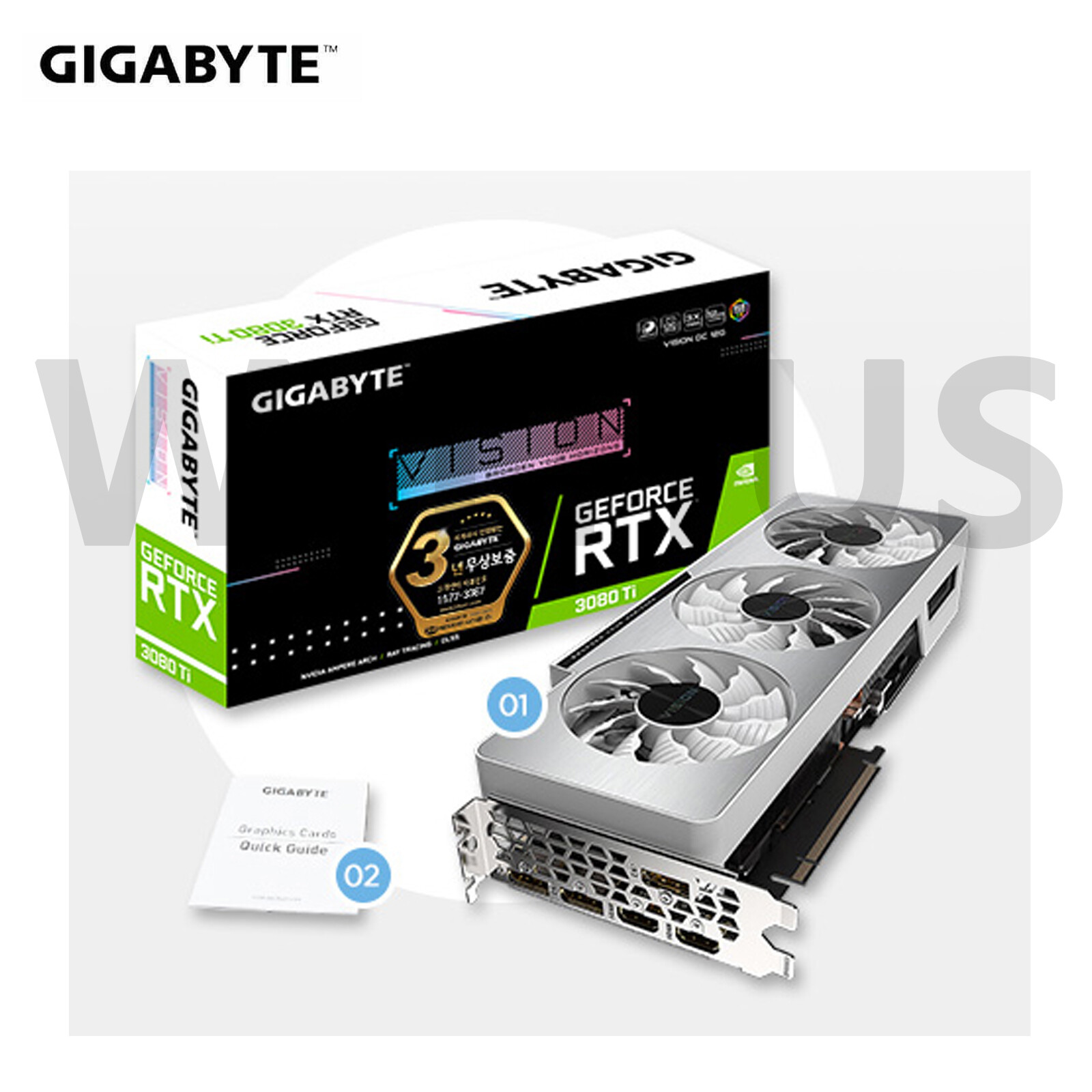 NVIDIA GIGABYTE GeForce RTX 3080 Ti VISION | Grelly USA