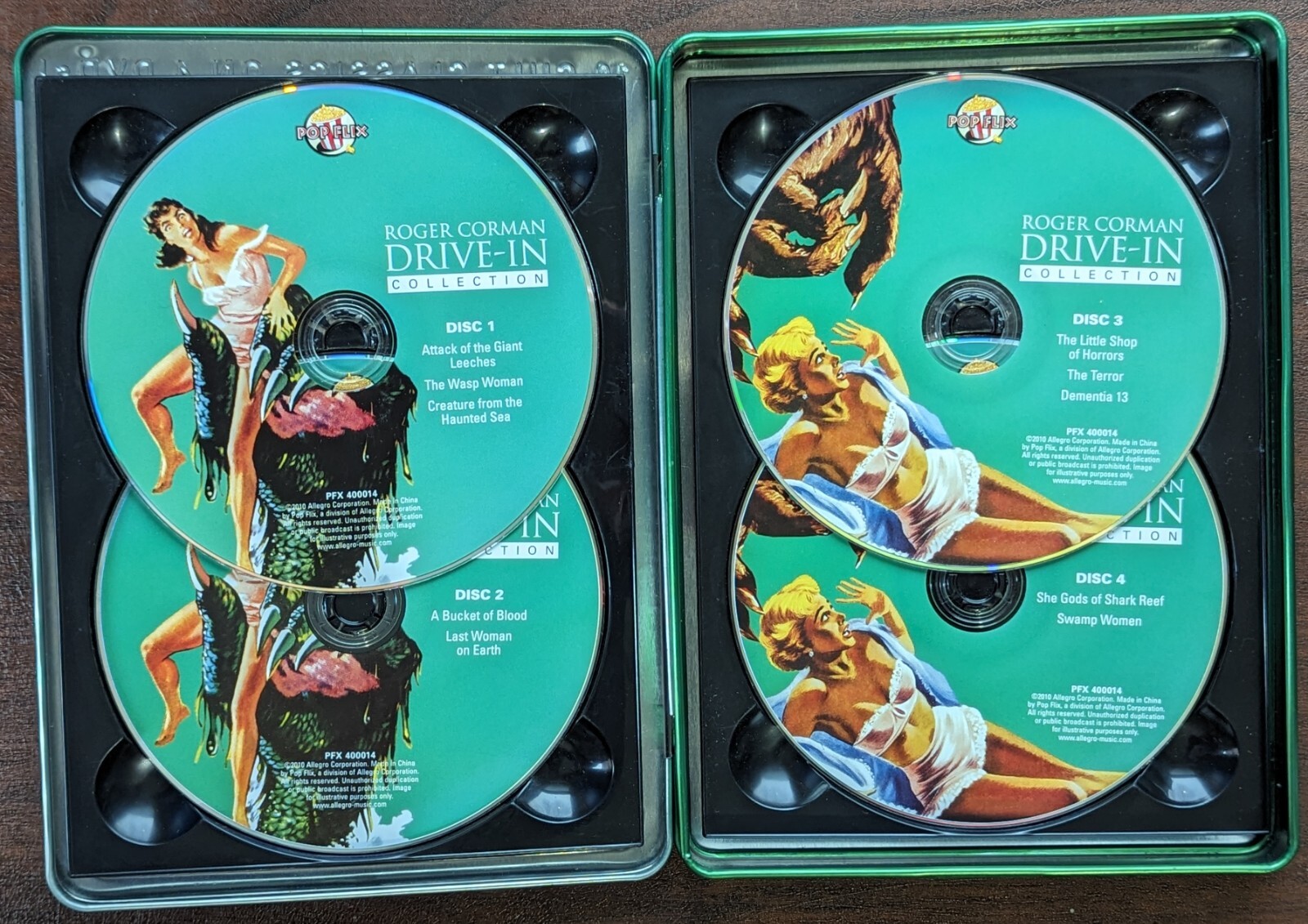 Roger Corman Drive In Collection 4 DVD Set - In Tin Case - Contains 10 ...