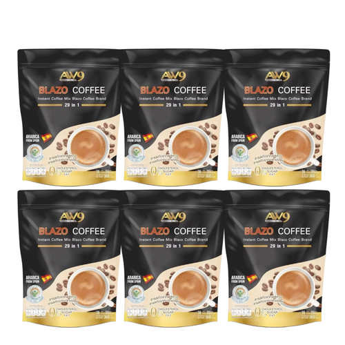 6x BLAZO COFFEE 29-IN-1 INSTANT MIX THAI COFFEES LIMMING HEALTHY Herbalsby | eBay