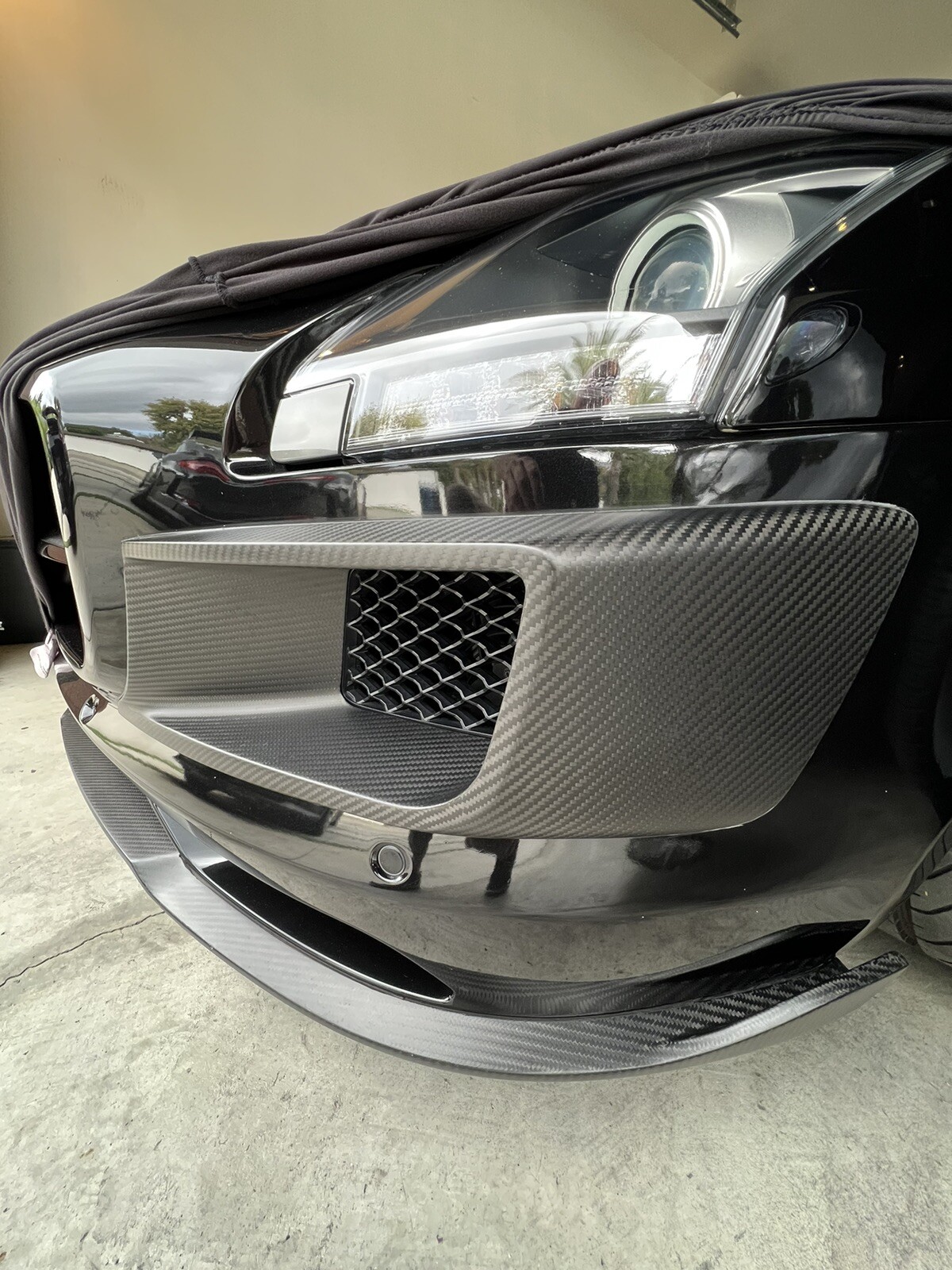 Mercedes Benz C197 SLS AMG Carbon Fiber Bumper Scoops Pair | eBay