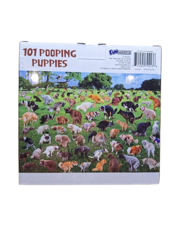 101 pooping puppies puzzle Dogs 1000 piece jigsaw by funwares brand new ...